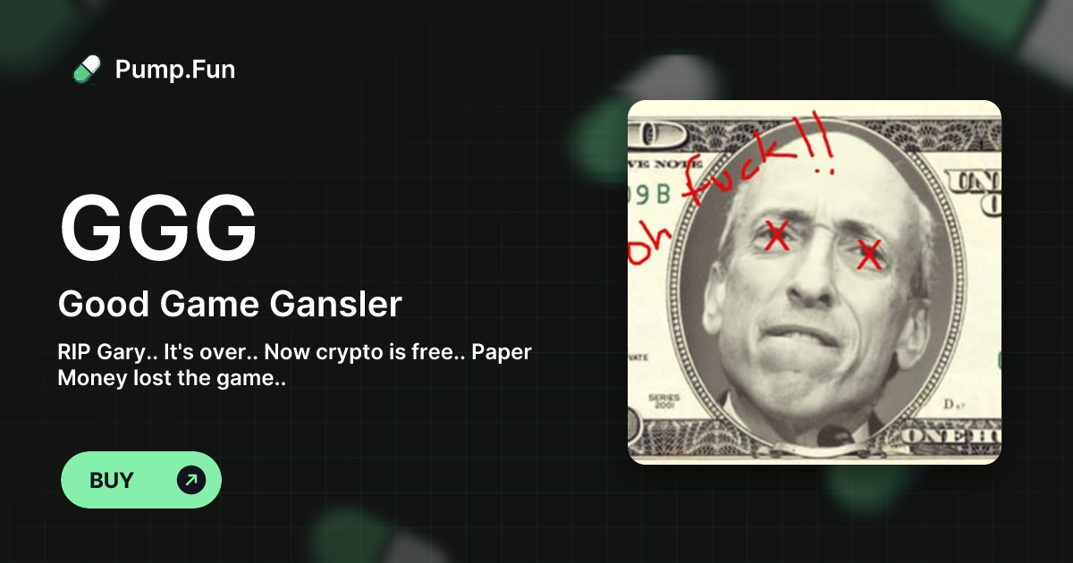 Good Game Gansler (GGG) - Pump