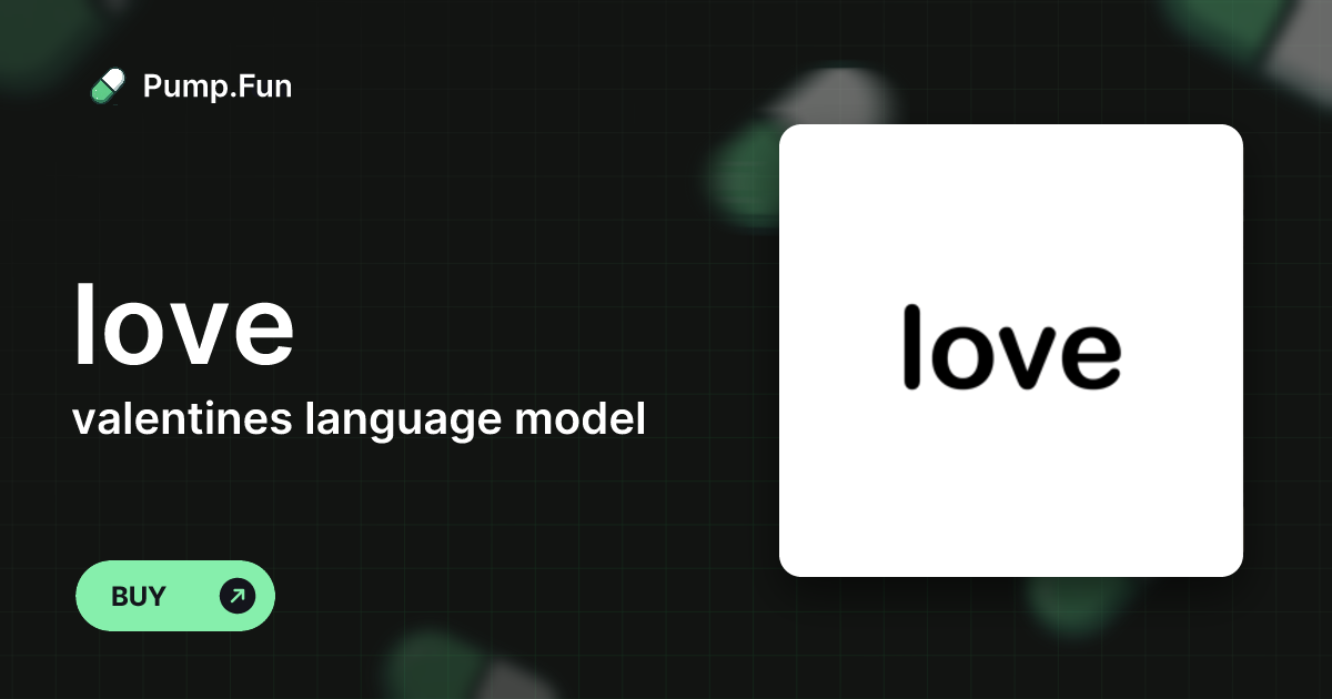 valentines language model (love) - Pump