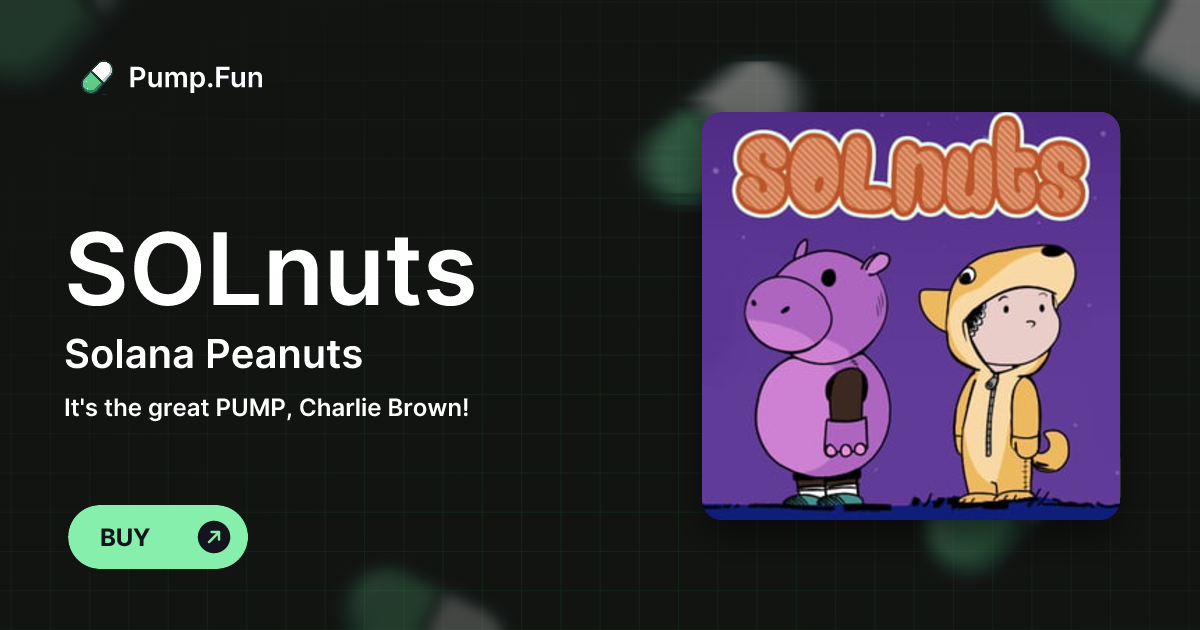 Solana Peanuts (SOLnuts) - Pump