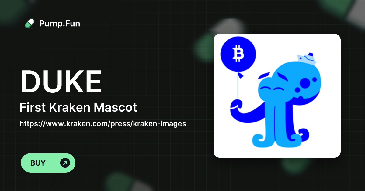 First Kraken Mascot (DUKE) - Pump