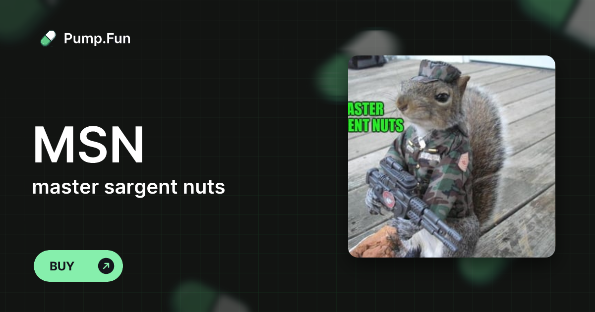 master sargent nuts (MSN) - Pump