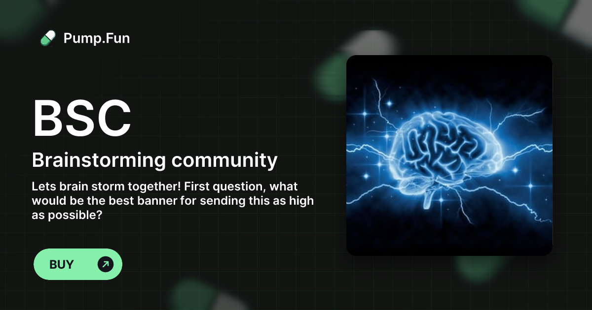 Brainstorming community (BSC) - Pump