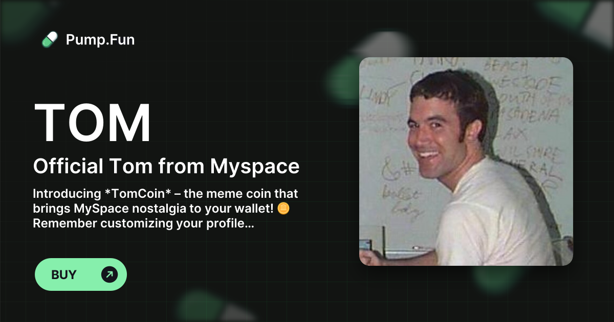 Official Tom from Myspace (TOM) - Pump