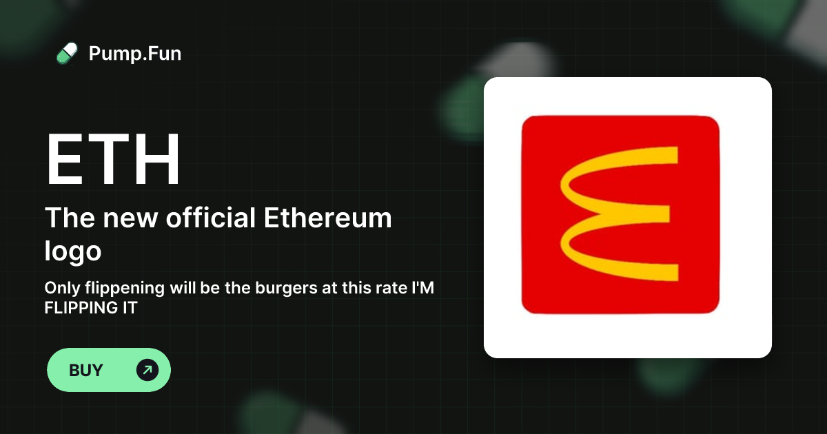The new official Ethereum logo (ETH) - Pump