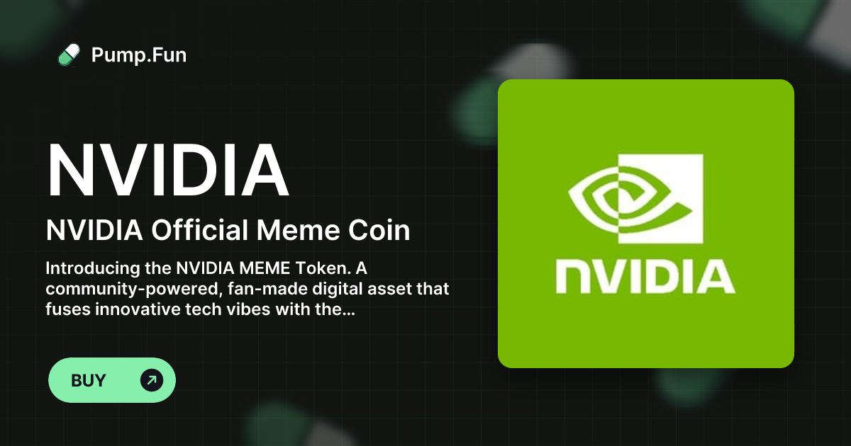 NVIDIA Official Meme Coin (NVIDIA) - Pump