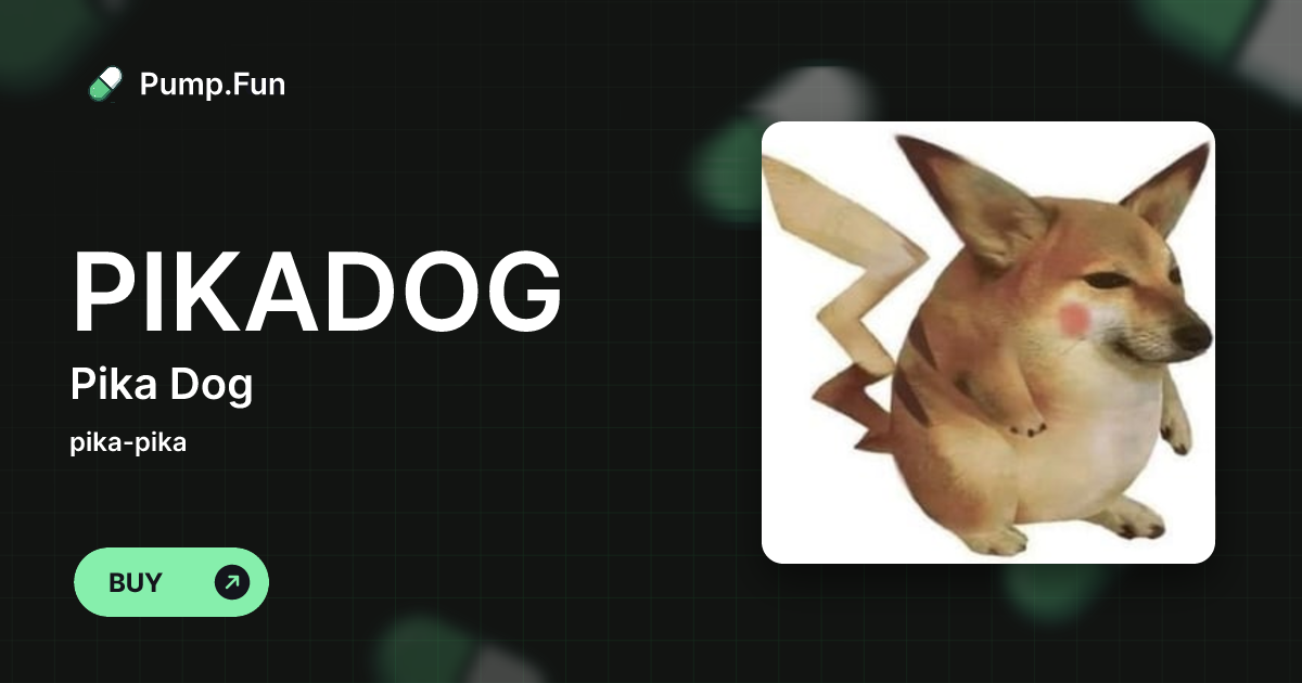 Pika Dog (PIKADOG) - Pump