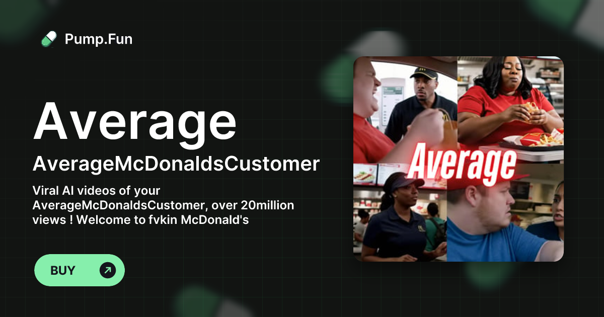 AverageMcDonaldsCustomer (Average) - Pump