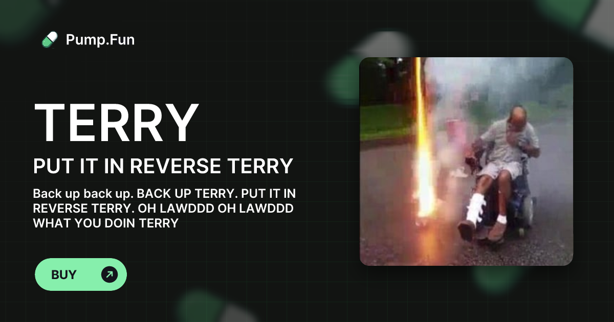 PUT IT IN REVERSE TERRY (TERRY) - Pump