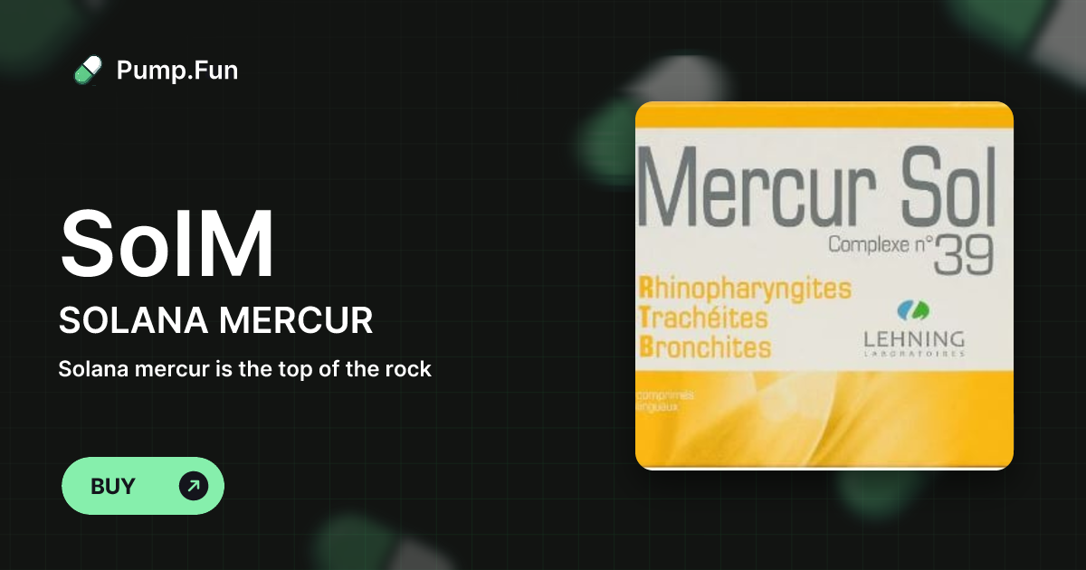 SOLANA MERCUR (SolM) - Pump