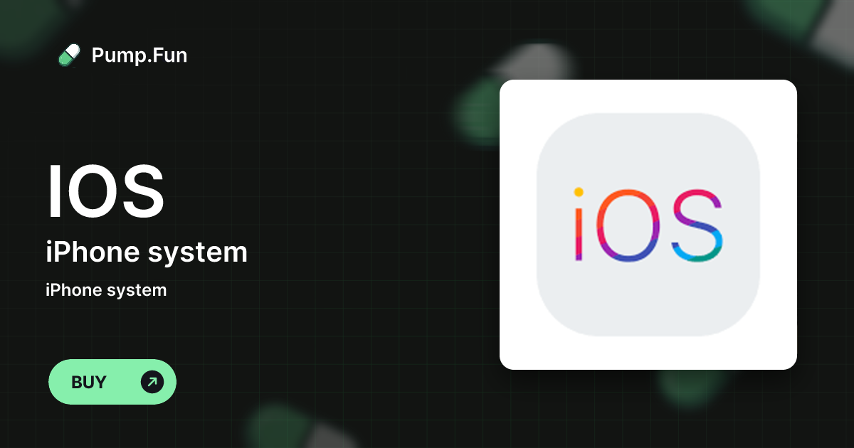 iPhone system (IOS) - Pump