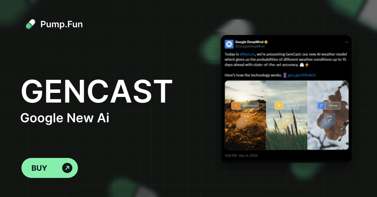 Google New Ai (GENCAST) - Pump