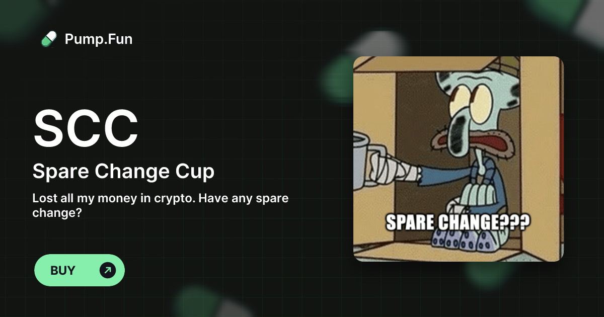 Spare Change Cup (SCC) - Pump