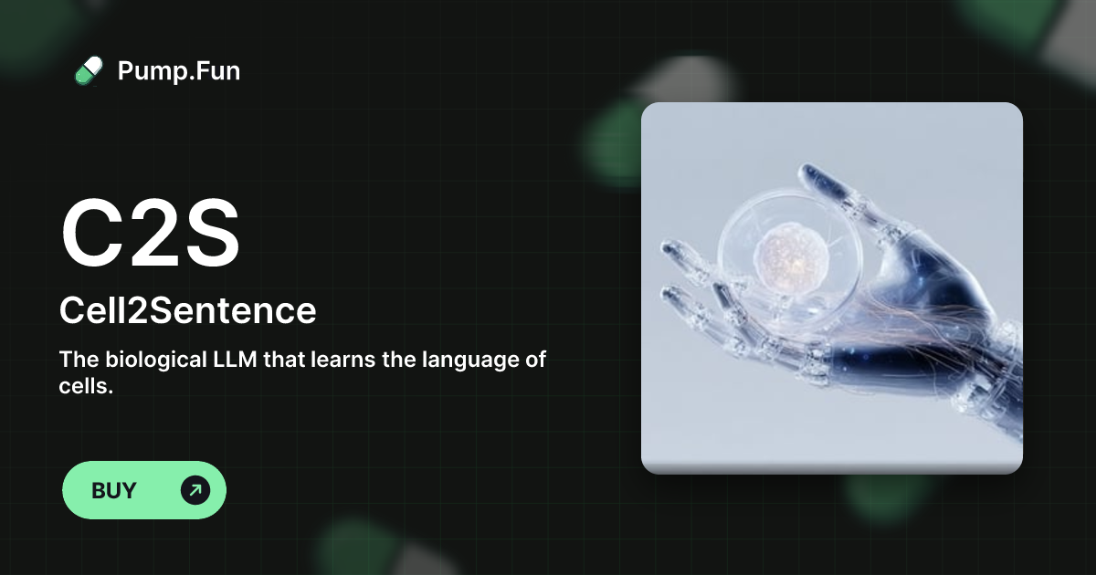 Cell2Sentence (C2S) - Pump