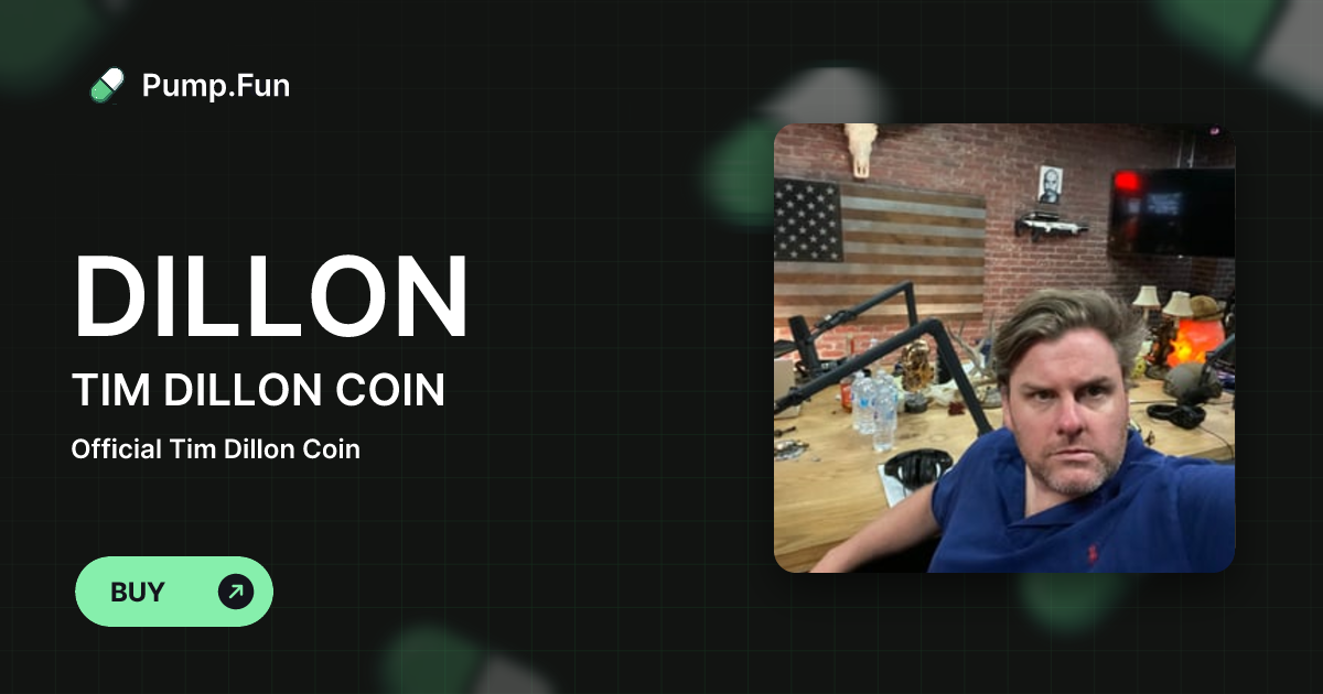 TIM DILLON COIN (DILLON) - Pump