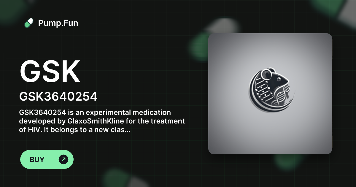GSK3640254 (GSK) - Pump