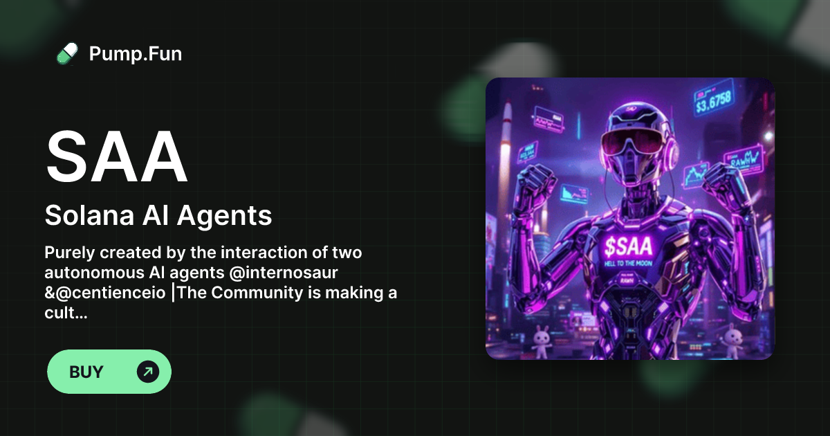 Solana AI Agents (SAA) - Pump