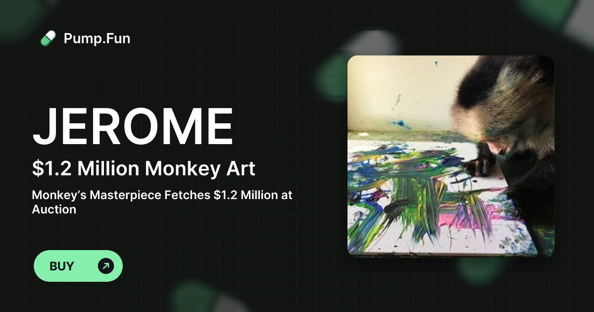 $1.2 Million Monkey Art (JEROME) - Pump