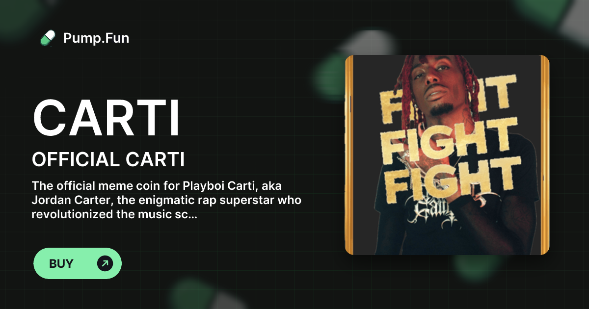 OFFICIAL CARTI (CARTI) - Pump