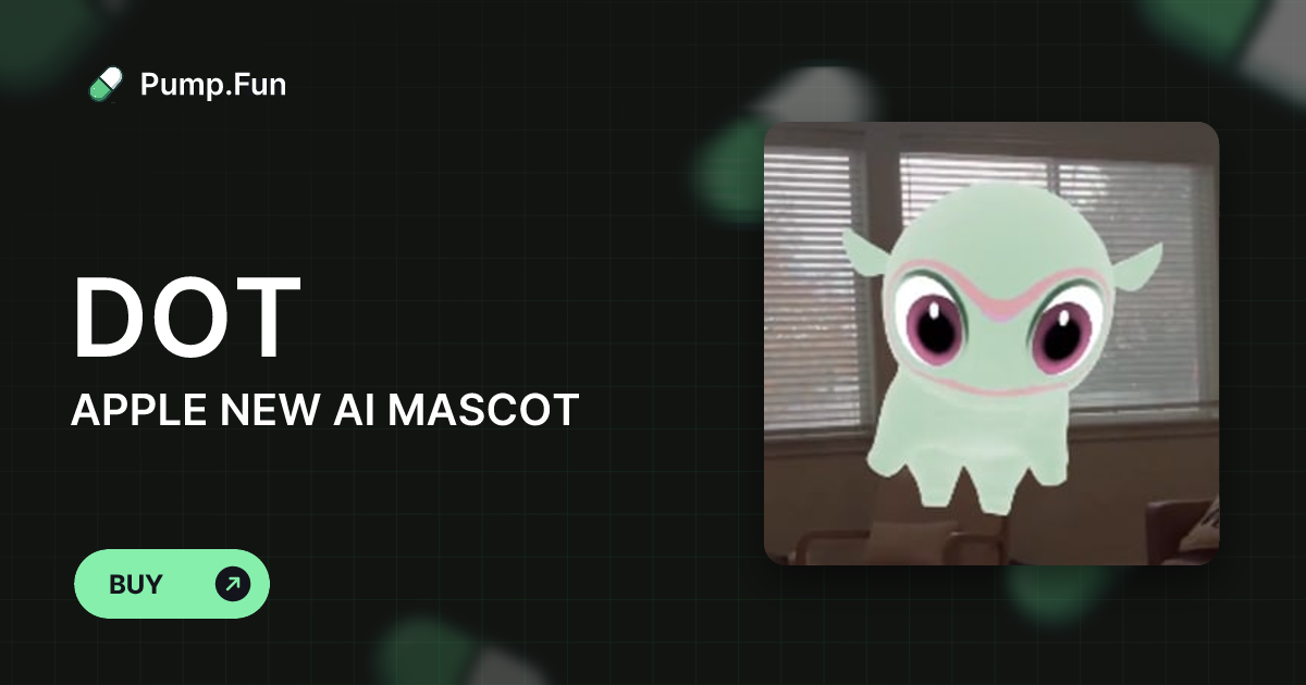 APPLE NEW AI MASCOT (DOT) - Pump