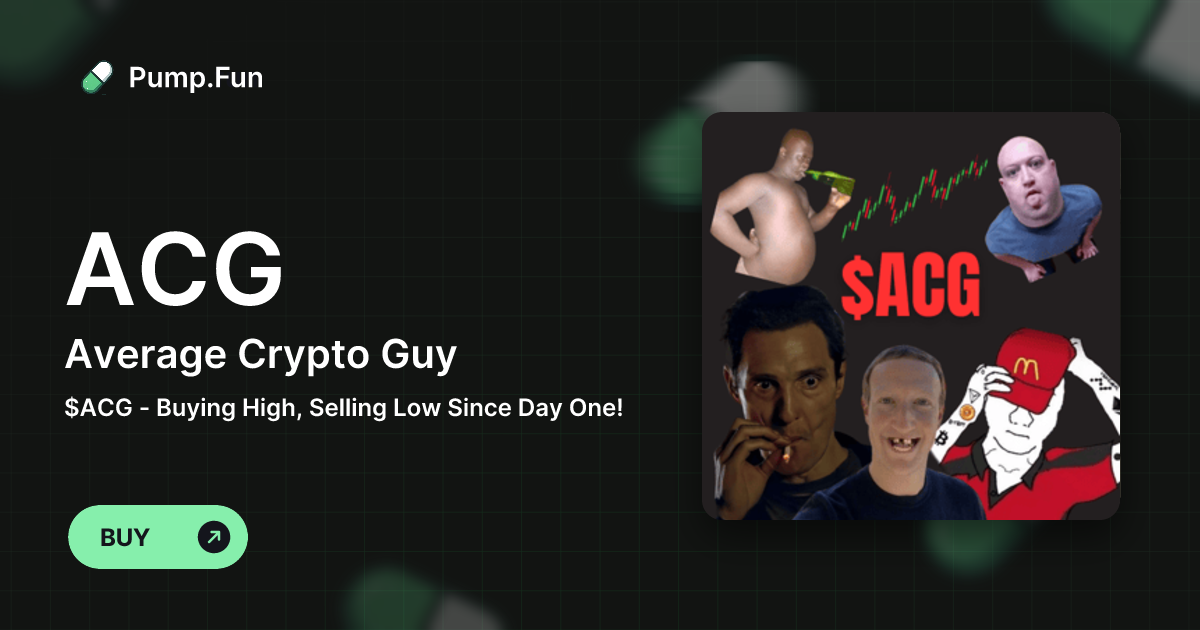 Average Crypto Guy (ACG) - Pump