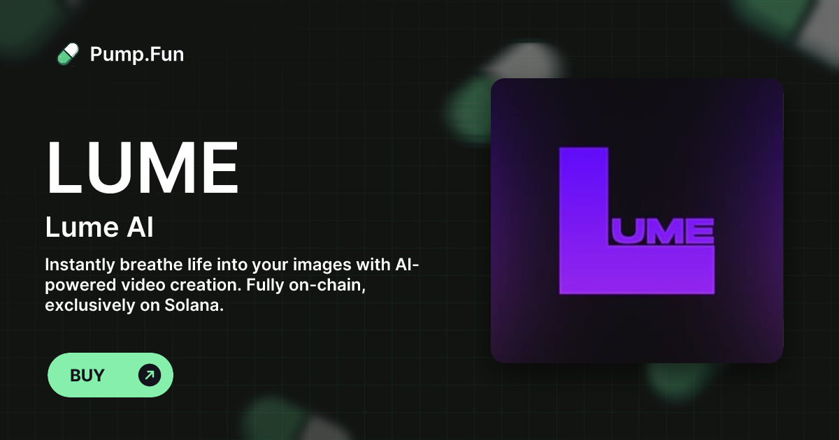 Lume AI (LUME) - Pump