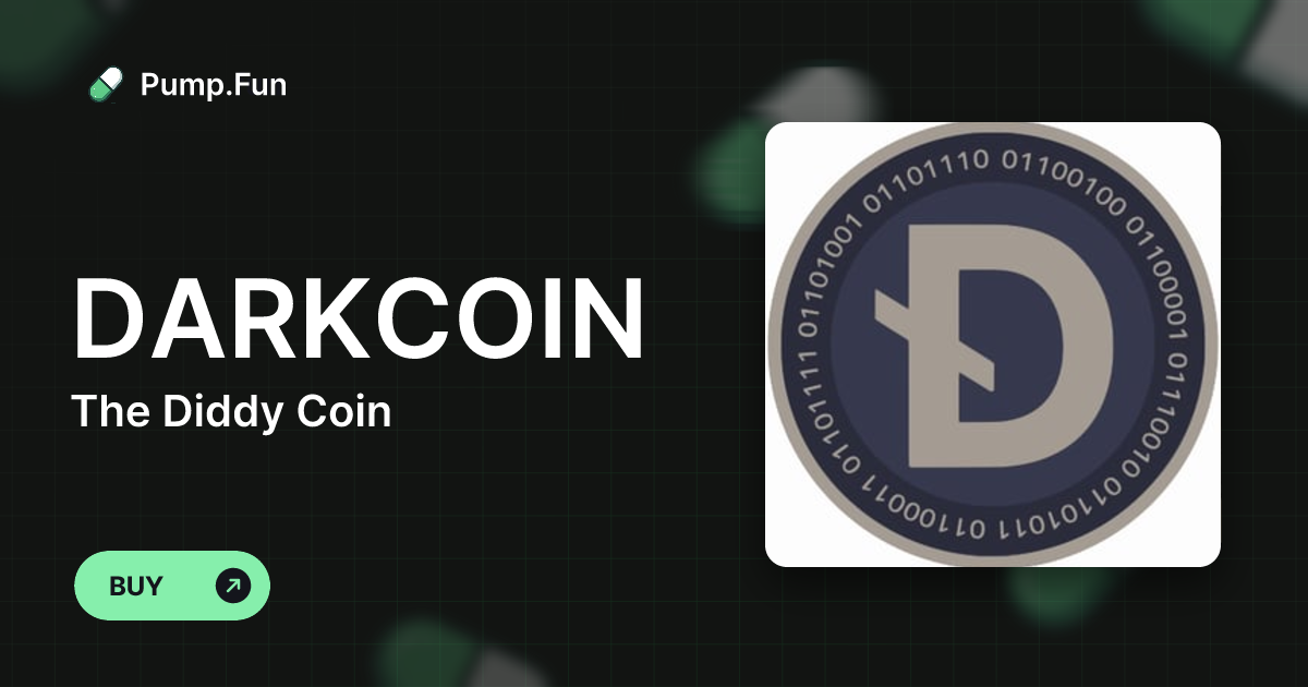 The Diddy Coin (DARKCOIN) - Pump
