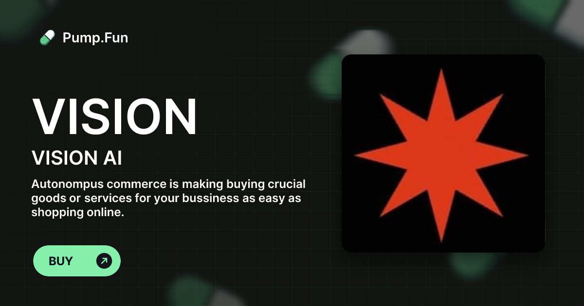 VISION AI (VISION) - Pump