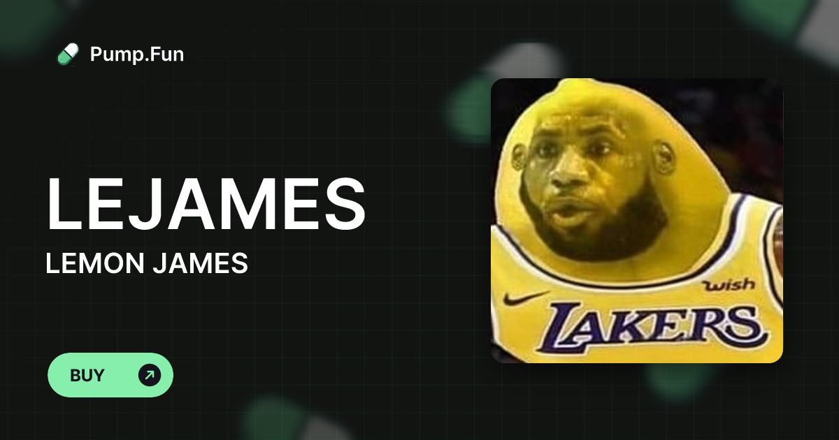 LEMON JAMES (LEJAMES) - Pump