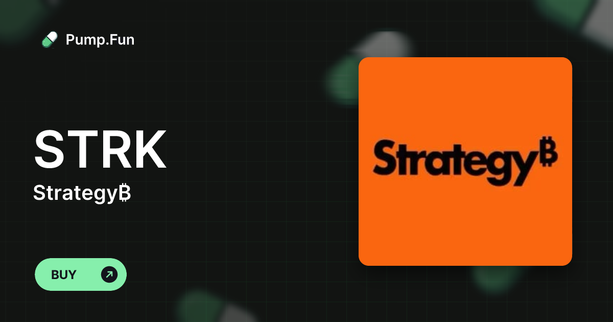 Strategy₿ (STRK) - Pump