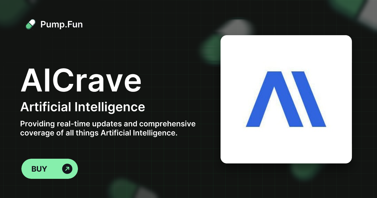 Artificial Intelligence (AICrave ) - Pump