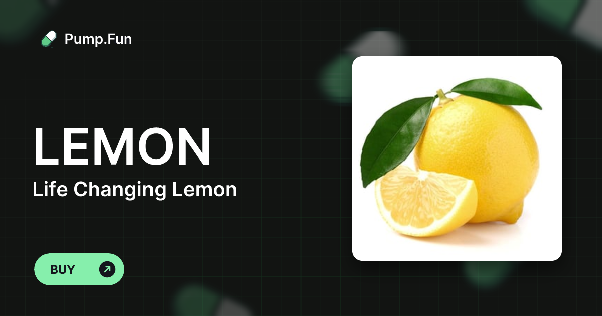 Life Changing Lemon (LEMON) - Pump