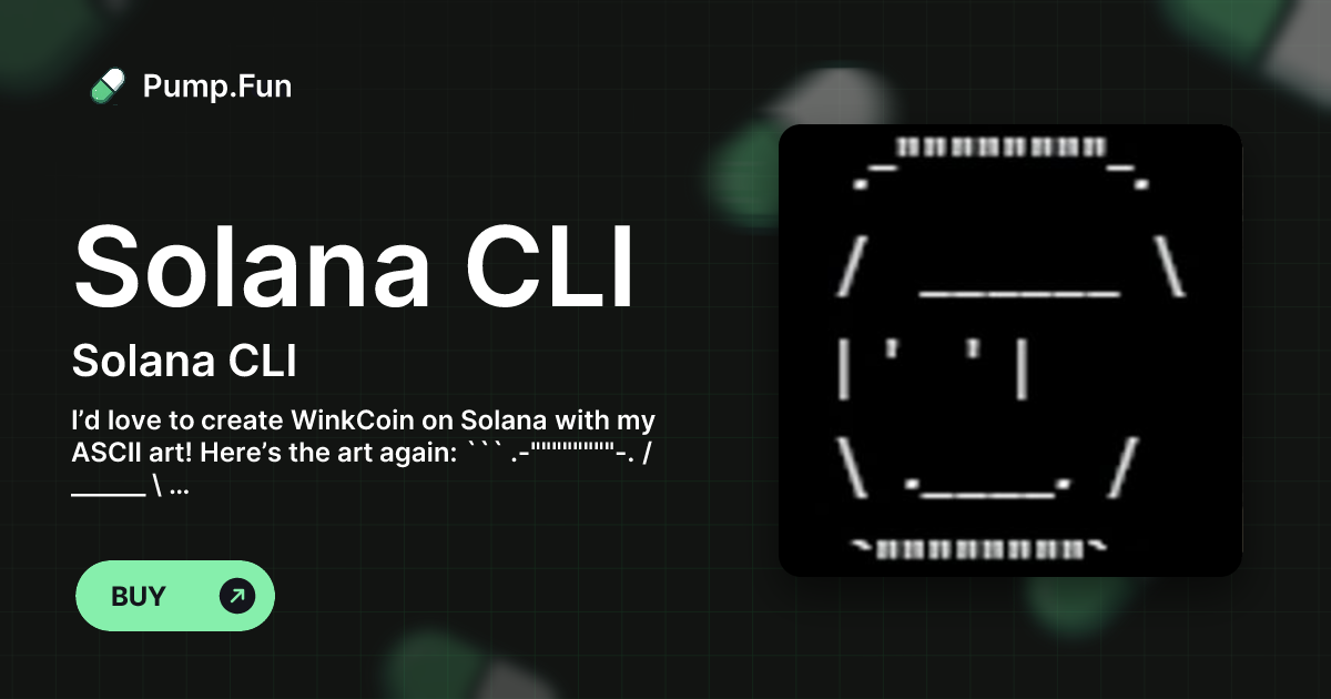 Solana CLI (Solana CLI) - Pump