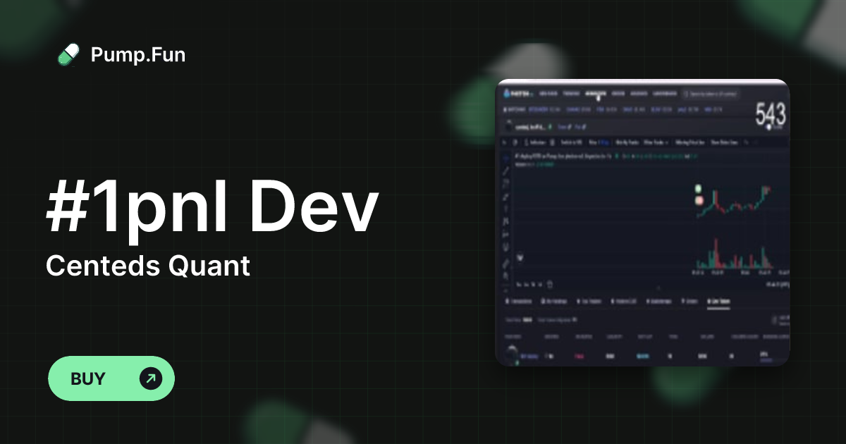Centeds Quant (#1pnl Dev) - Pump