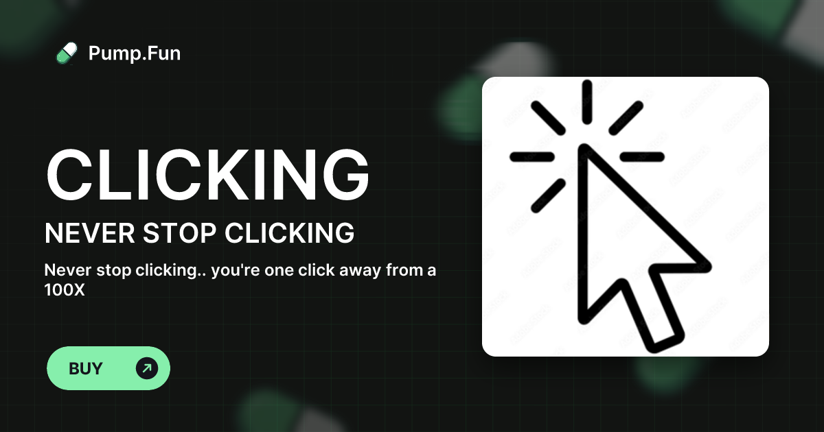 NEVER STOP CLICKING (CLICKING) - Pump