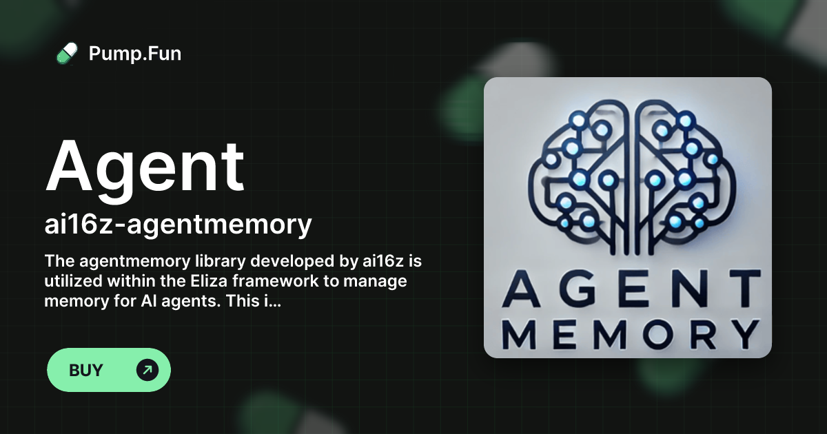 ai16z-agentmemory (Agent) - Pump