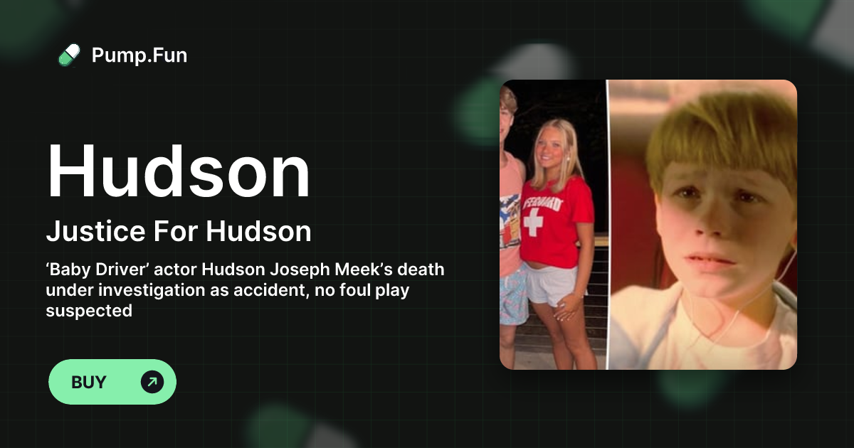 Justice For Hudson (Hudson) - Pump