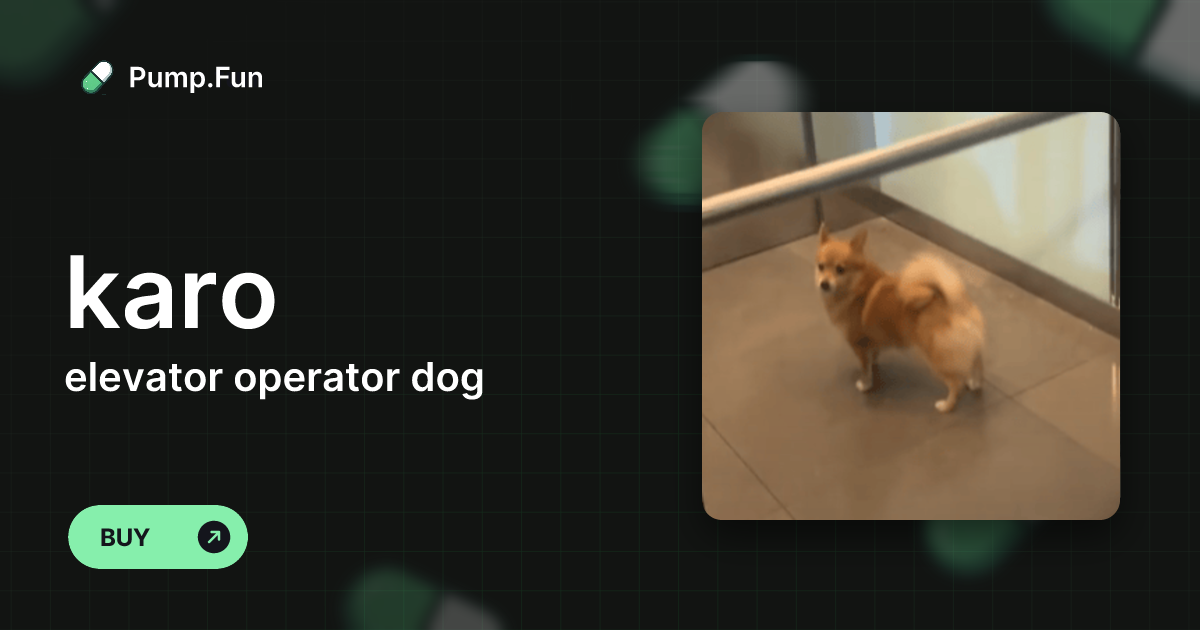 elevator operator dog (karo) - Pump