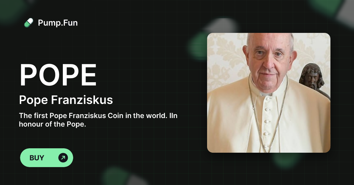 Pope Franziskus (POPE) - Pump