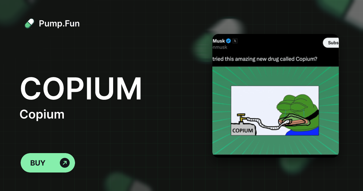 Copium (COPIUM ) - Pump