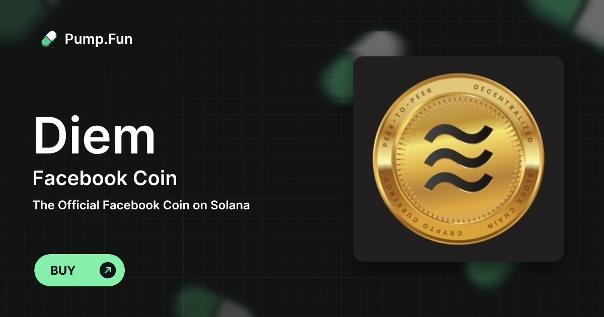 Facebook Coin (Diem) - Pump