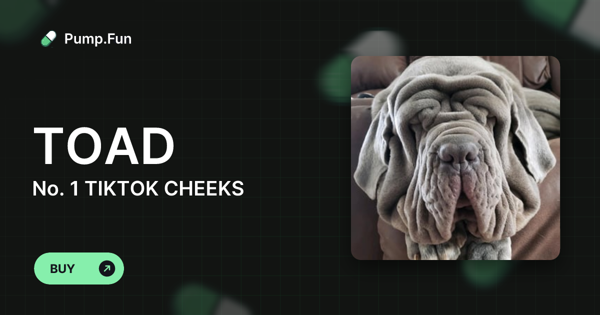 No. 1 TIKTOK CHEEKS (TOAD) - Pump