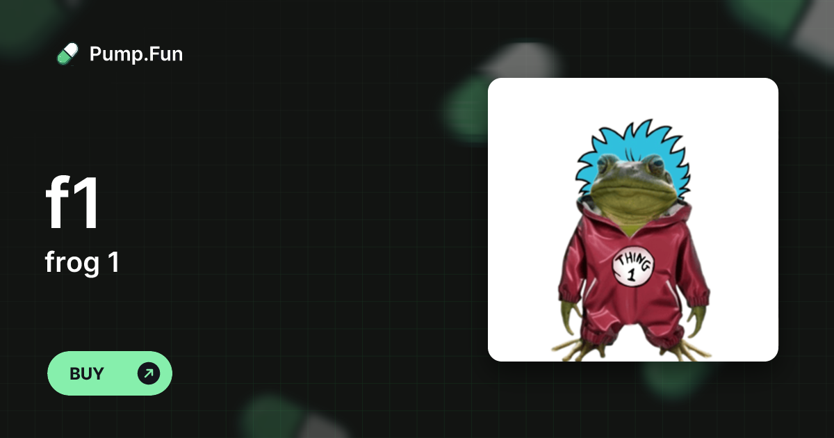 frog 1 (f1) - Pump
