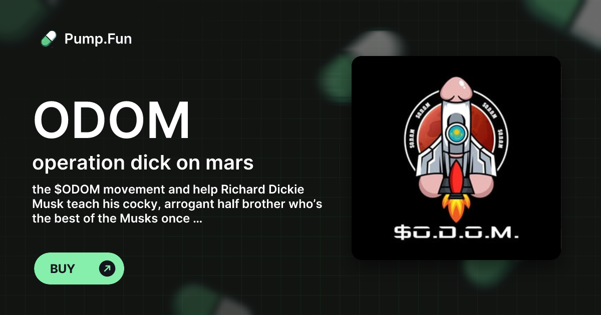 operation dick on mars (ODOM) - Pump
