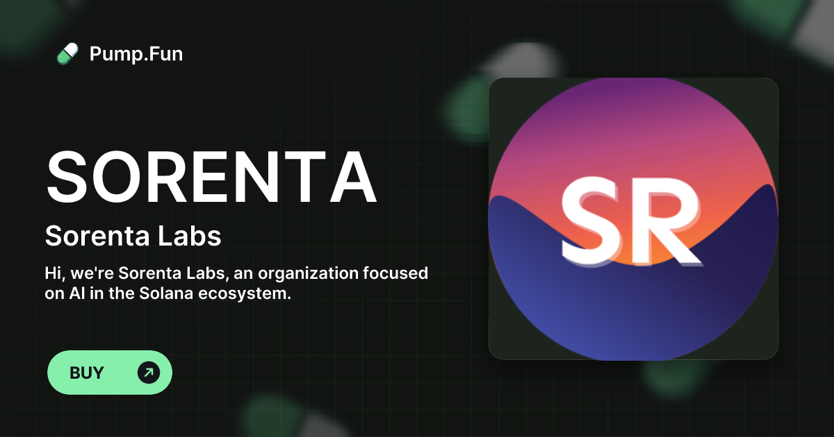 Sorenta Labs (SORENTA) - Pump