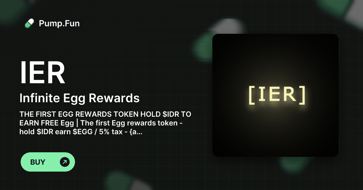 Infinite Egg Rewards (IER) - Pump