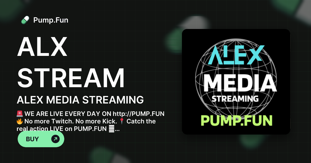 ALEX MEDIA STREAMING (ALX STREAM) - Pump