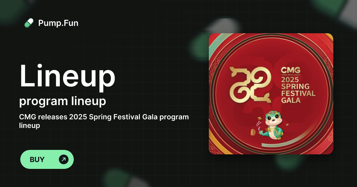 program lineup (Lineup) - Pump