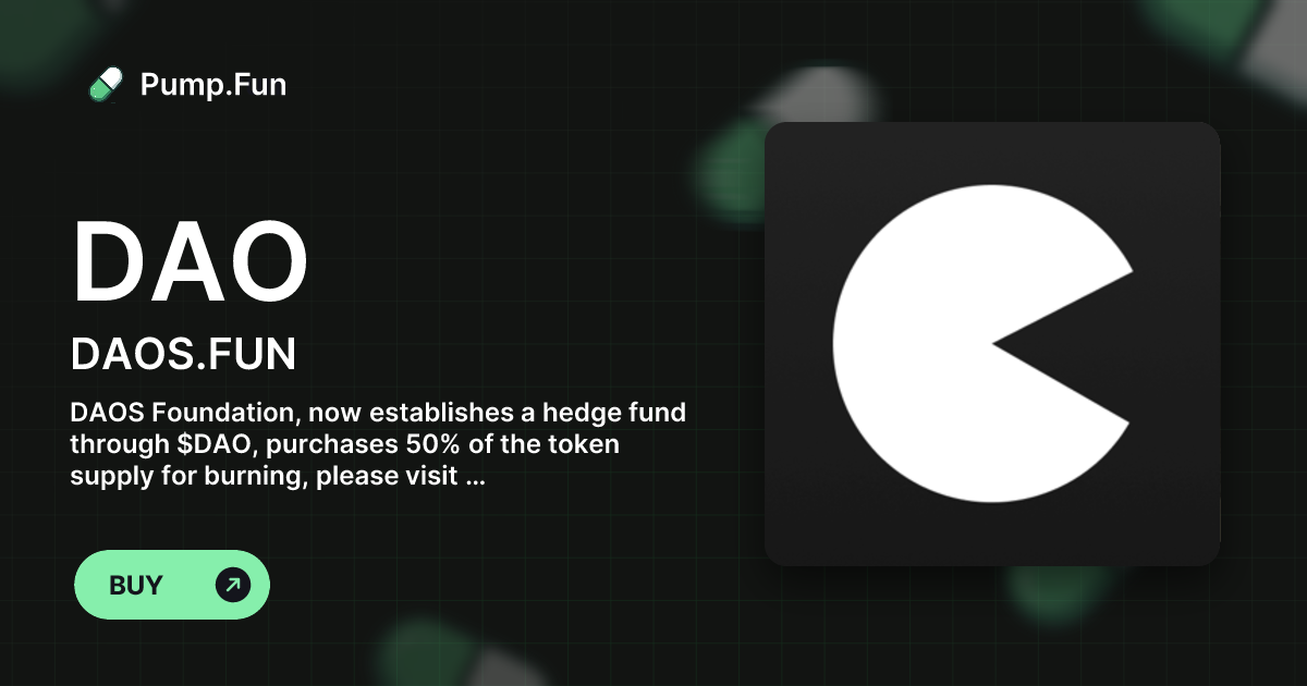 DAOS.FUN (DAO) - Pump