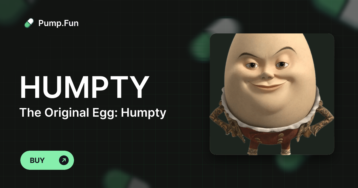 The Original Egg: Humpty (HUMPTY) - Pump