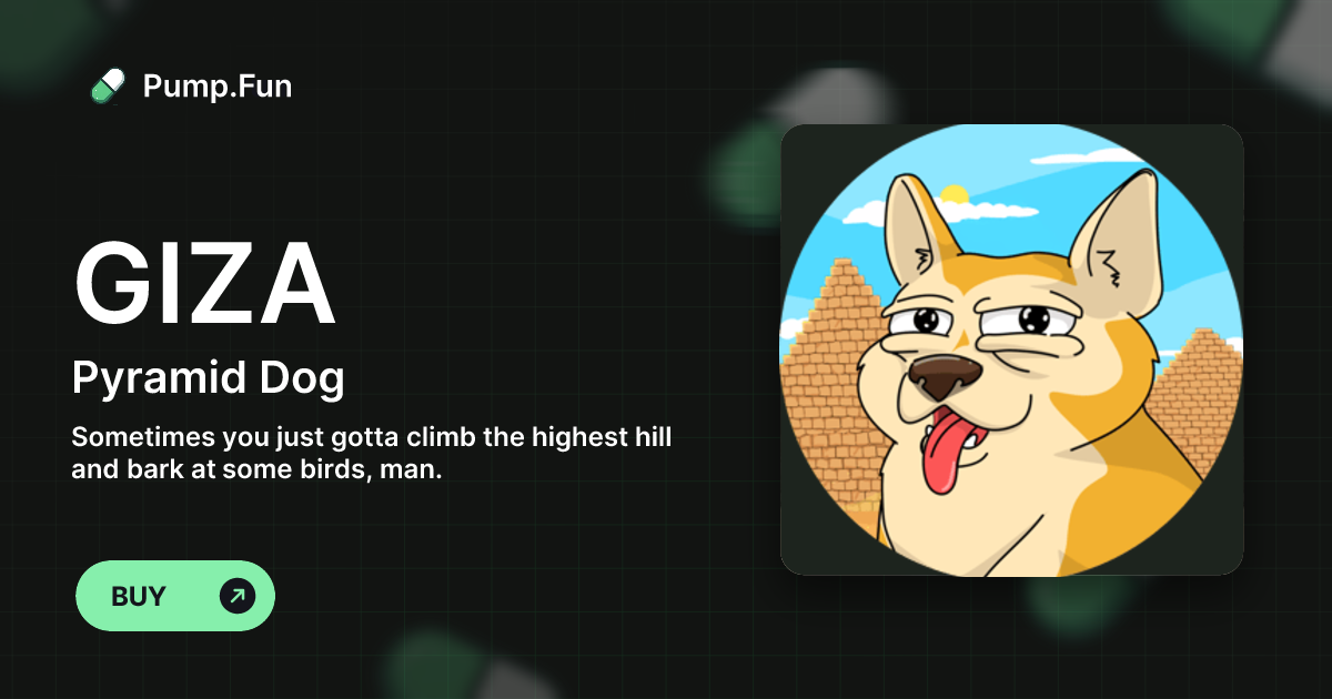 Pyramid Dog (GIZA) - Pump